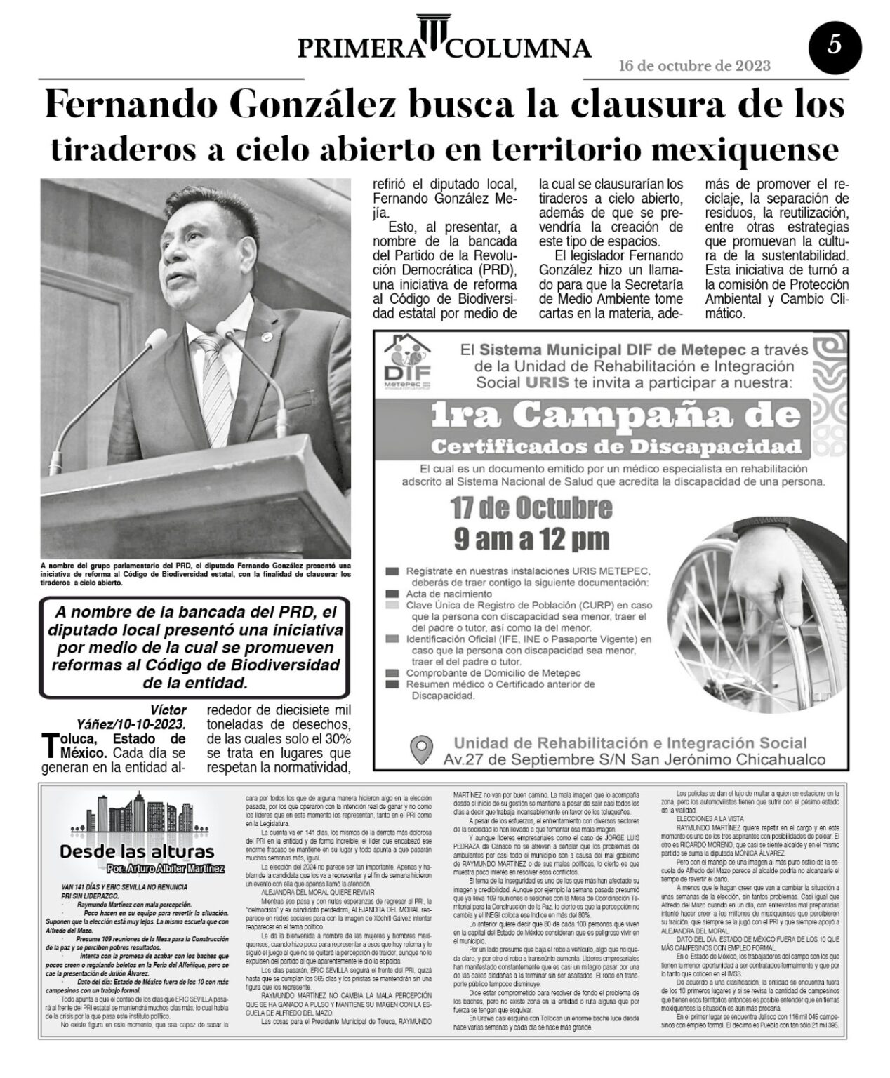 Metepec invita a iniciar el 2026 al corriente con el pago del predial