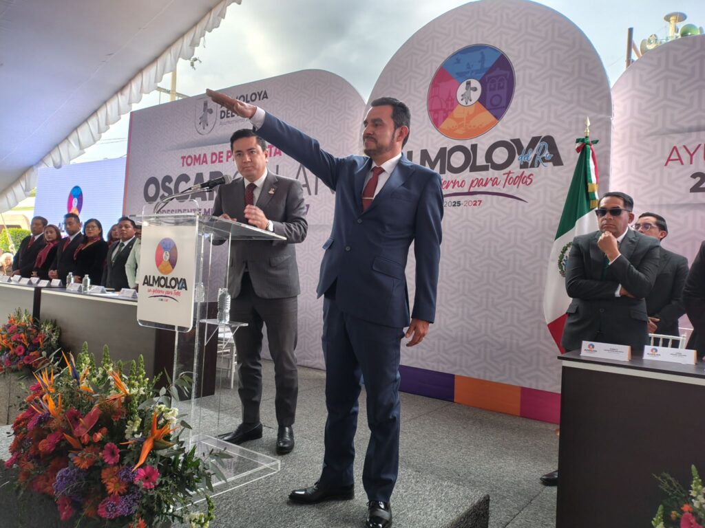 Óscar Galán promete un gobierno para todos en Almoloya del Río